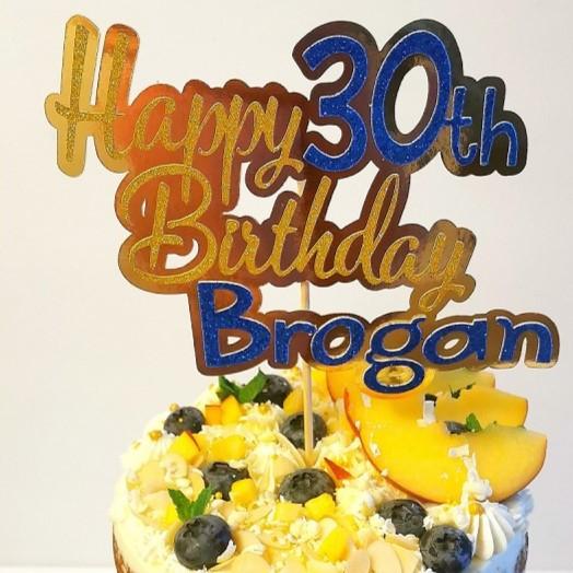 Custom Cake Toppers - Andrea's Artisan Chocolates & Cakes